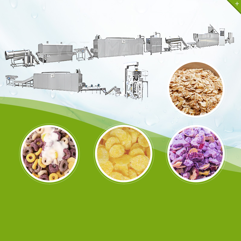 Corn Flakes Breakfast Cereal Processing Line